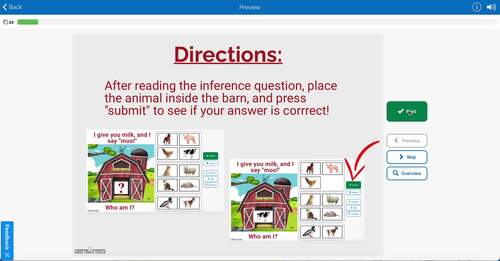 Who Is In The Zoo? Simple Inferencing Interactive Book - PLUS BOOM CARDS