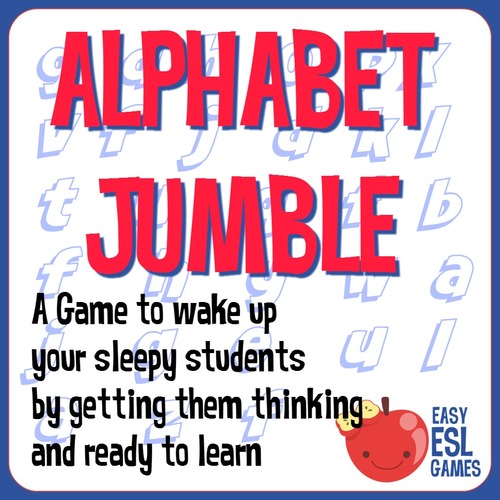 Alphabet Jumble - A Spelling and Reading Game by Easy ESL Games | TPT