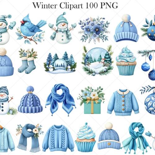 Winter Clipart by PinkPearly Design | TPT