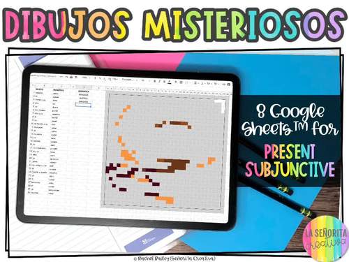 Present Subjunctive Mystery Images | For Google Apps | Distance Learning