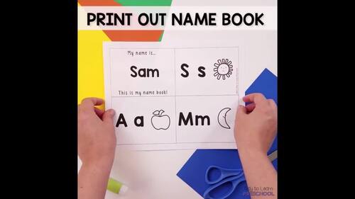 Name Books: Editable, Personalized Literacy for Preschool, PreK ...