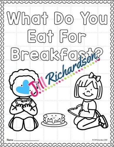 ESL Preschool & Kindergarten What Do You Eat For Breakfast? by Jill ...