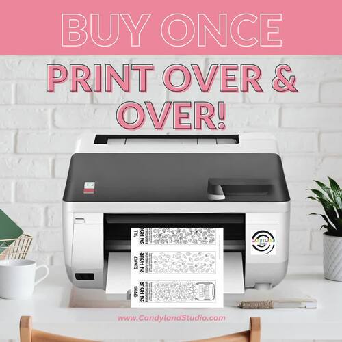 24 Hour Four Seasons Reading Challenge Bookmarks Digital Download PDF ...