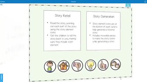 BOOM CARDS - Story Grammar 2 (story retell, sequencing and generation)