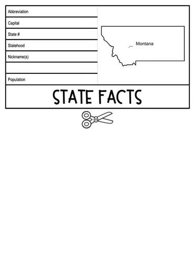 U.S. State Flipbooks BUNDLE | Capital, Bird, Flower, Flag, Animal