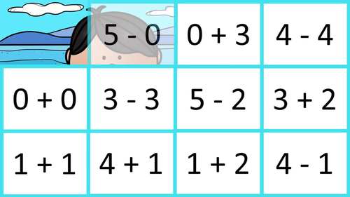 Add & Subtract Up to 10 Brain Break and Mystery Picture Under the Sea ...