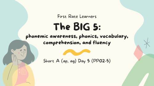 Phonics Phonemic Awareness PowerPoint! Short Vowel A (-ap -ag CVC words) 02