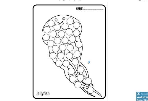 Ocean Animals Dot Marker Activity Book For Toddler,Bingo Daubers,Summer ...