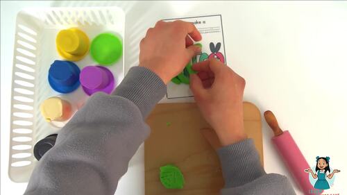 Very Hungry Caterpillar Playdough Mats | Fine Motor Play Doh Centers ...