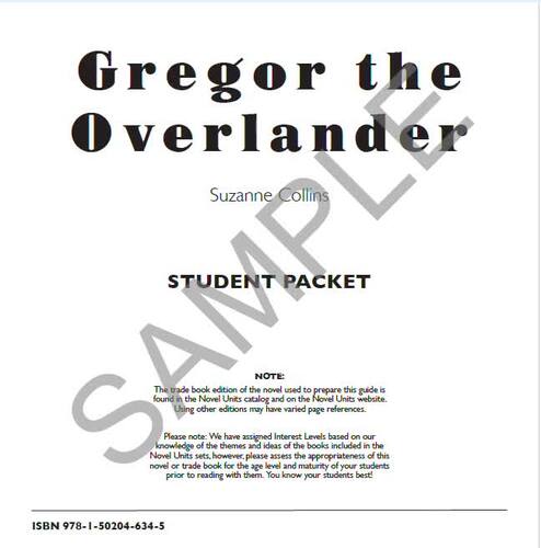 Grendel Novel Units® Student Packet Novel Study | TPT