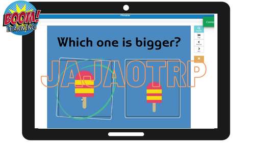 Summer Big and Small - Boom Cards Distance Learning by jajaotrp | TPT