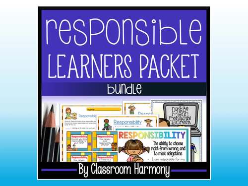 Responsible Learners Packet & Bundle | SEL & Character Education | Life ...