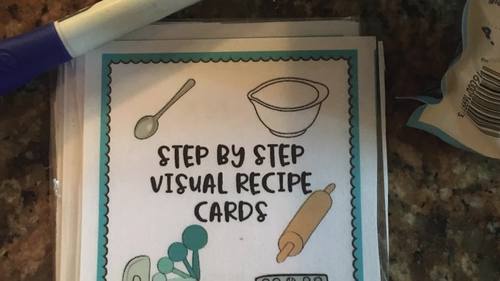 Visual Recipe Cards for Cooking and Baking projects | TPT