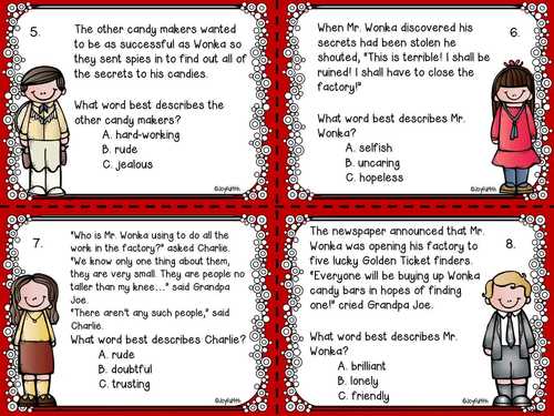 Charlie & the Chocolate Factory Character Traits | Print & Google Classroom