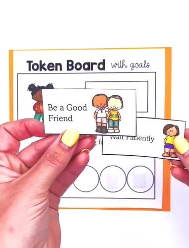 Monthly Token Boards by Grow Together Early Childhood Learning | TPT