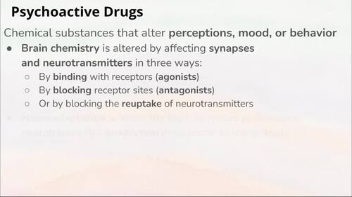 AP Psychology - Lecture Notes - Psychoactive Drugs (Unit 1) by GOOD ...