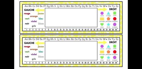 Primary French Desk Name Plates by TheTechieFrenchie | TPT