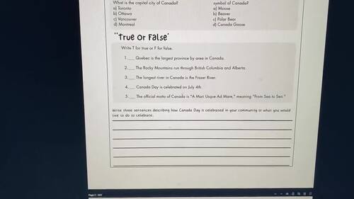 Canada Geography Unit - Canadian Provinces and Territories Mapping ...