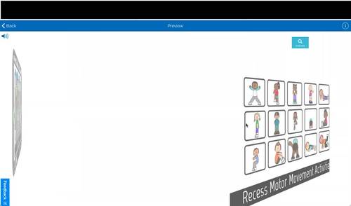 GIFS Recess Movement Breaks Activity Choice Board Boom Cards™ | TPT