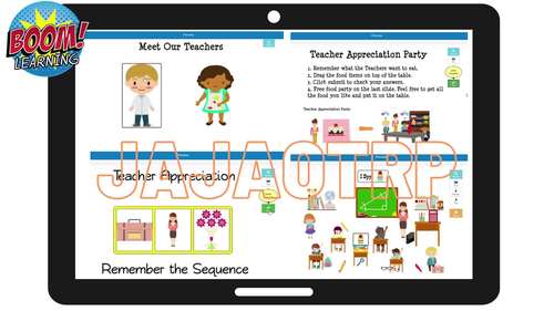 Teacher Appreciation Bundle - Boom Cards Distance Learning by jajaotrp