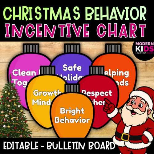 December Classroom Management Christmas Behavior Incentive Holiday ...