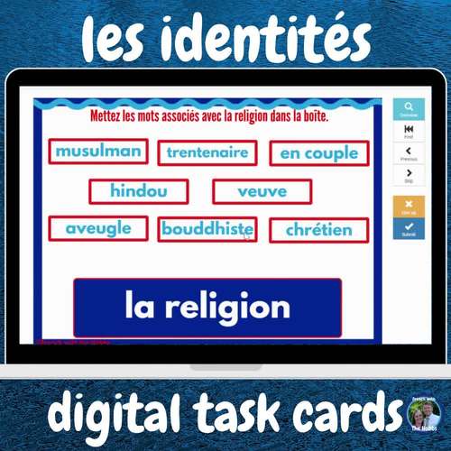 French Identity Vocabulary Boom™ Digital Task Cards Qui êtes-vous ...