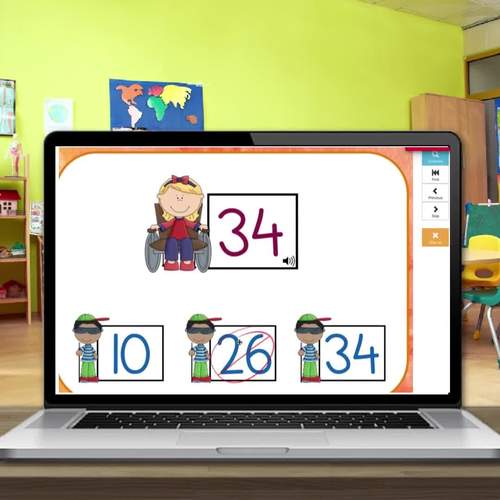 Number Matching 0 - 50 | Number Recognition | Number Match Up Audio ...