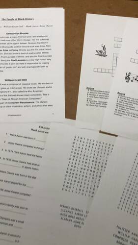 Black History Activities for Middle School by The Glass Academy | TPT