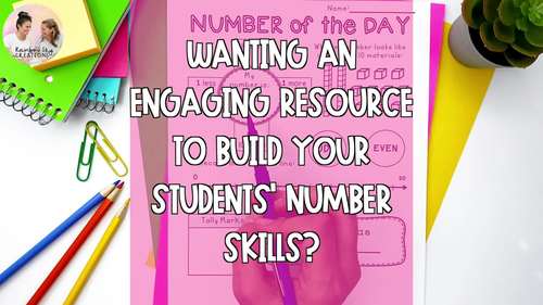 Number of the Day Templates / Place value to 6 digit numbers | TPT