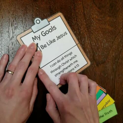Be Like Jesus Craft for Kids Sunday School Bible Lesson Christian Goals ...
