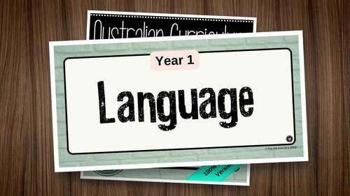 V9 English YEAR 1 Learning Goals/Intentions and Success Criteria – 100% ...