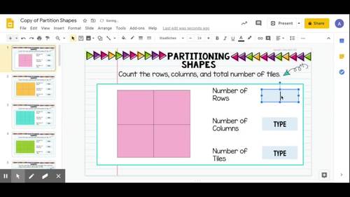 Partitioning Shapes Grade 2 Digital Math Centers Second Grade by Loving ...