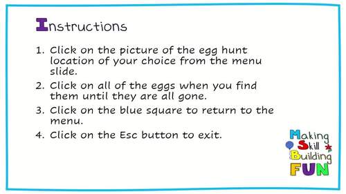 Easter Egg Hunt Interactive Smart Board Bundle Spring Classroom Activities