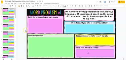 4th Grade Multi-Step Word Problems {No Prep Intervention} by Jennifer ...