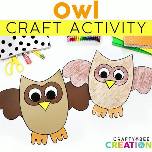 Owl Craft | Fall Craft Activity | Fall Activities | Owl Moon | Owl ...