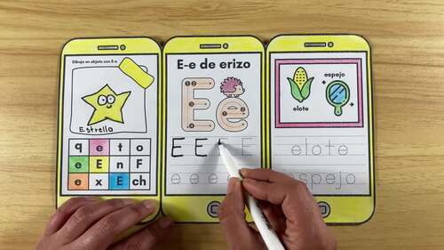 Interactive Spanish Alphabet Books - Libritos del Alfabeto - Worksheets #2