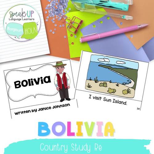 Bolivia Country Study Reader Print & Digital with Audio English Version