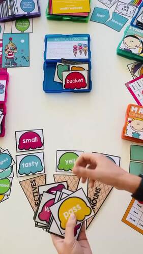 The Bright Box: Grammar, Punctuation & Vocabulary Literacy Games Bundle