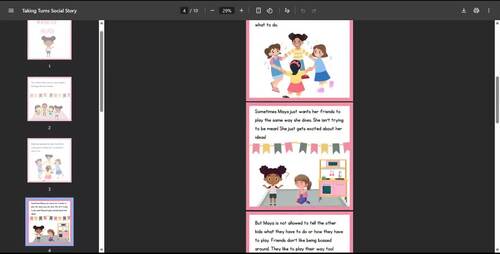 Taking Turns Social Story — Learning to Share Ideas & Play Fair | TPT