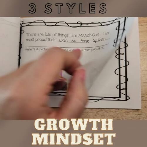 Growth Mindset: Whole Class Sort with Individual Student Sort ...