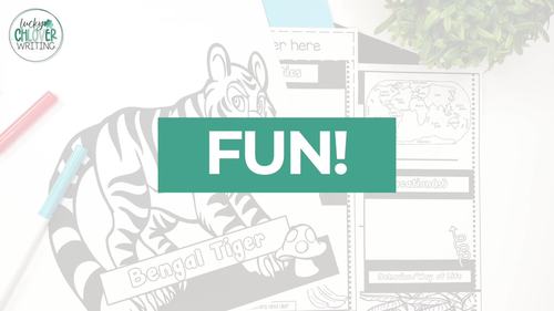 Tropical Rainforest Animals Research Project Posters by Lucky Chlover ...