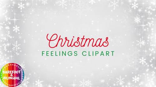 Christmas Feelings Clipart Bundle | Christmas SEL Clipart | TPT