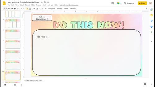 Google Schedule Slides Super Bundle! by That Girl Teaches | TPT