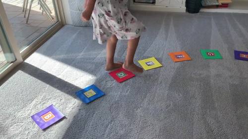 Alphabet letter recognition - ABC Jumping mat by Readology | TPT