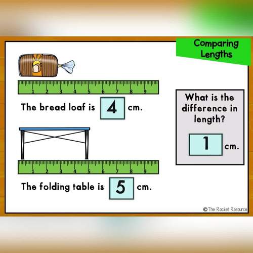 Fall Comparing Lengths Measurement BOOM™ Cards | 2.MD.4 by The Rocket ...