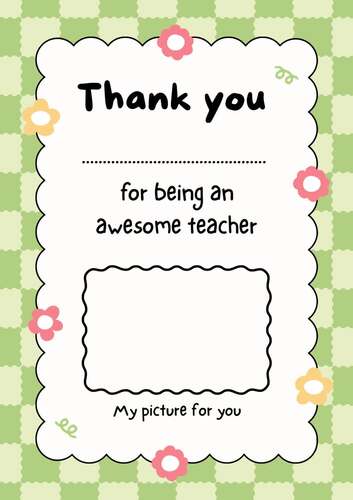 Teacher Appreciation week - Thank You Cards & Activities by TANDPSTUDIO
