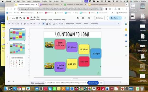 Countdown to Home: Customizable Google Slides for School Anxiety & SEL ...