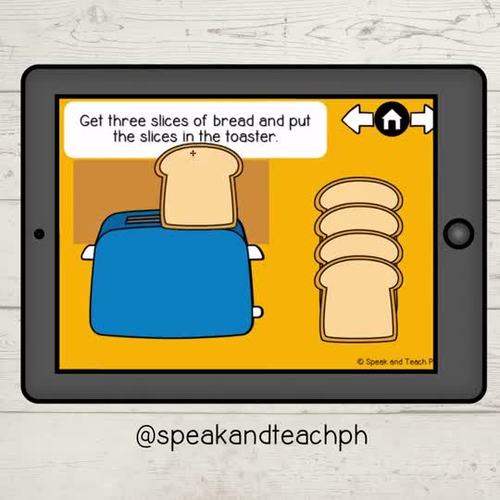 Club Sandwich Following Commands Sequencing Retell No Prep Speech Boom ...