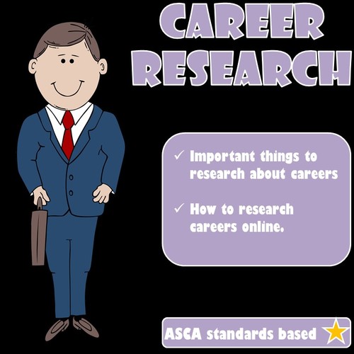Career Research-Video Guidance Lesson (Distance Learning) by DixonsDoodles