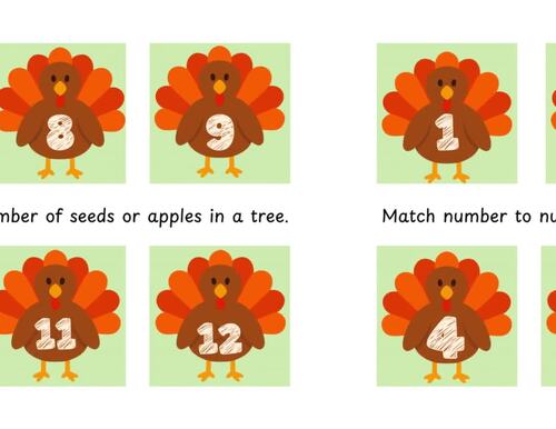 Thanksgiving Magnetic Tile Stickers (Printable) by Lizzie Jean Creations